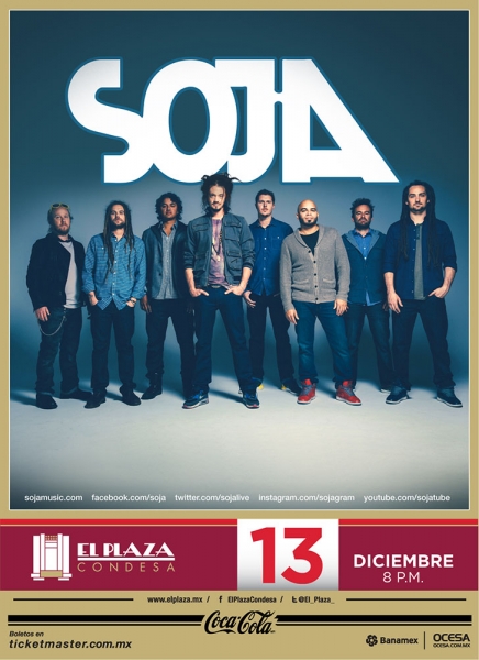SOJA en El Plaza Condesa – Rockstarismo.com