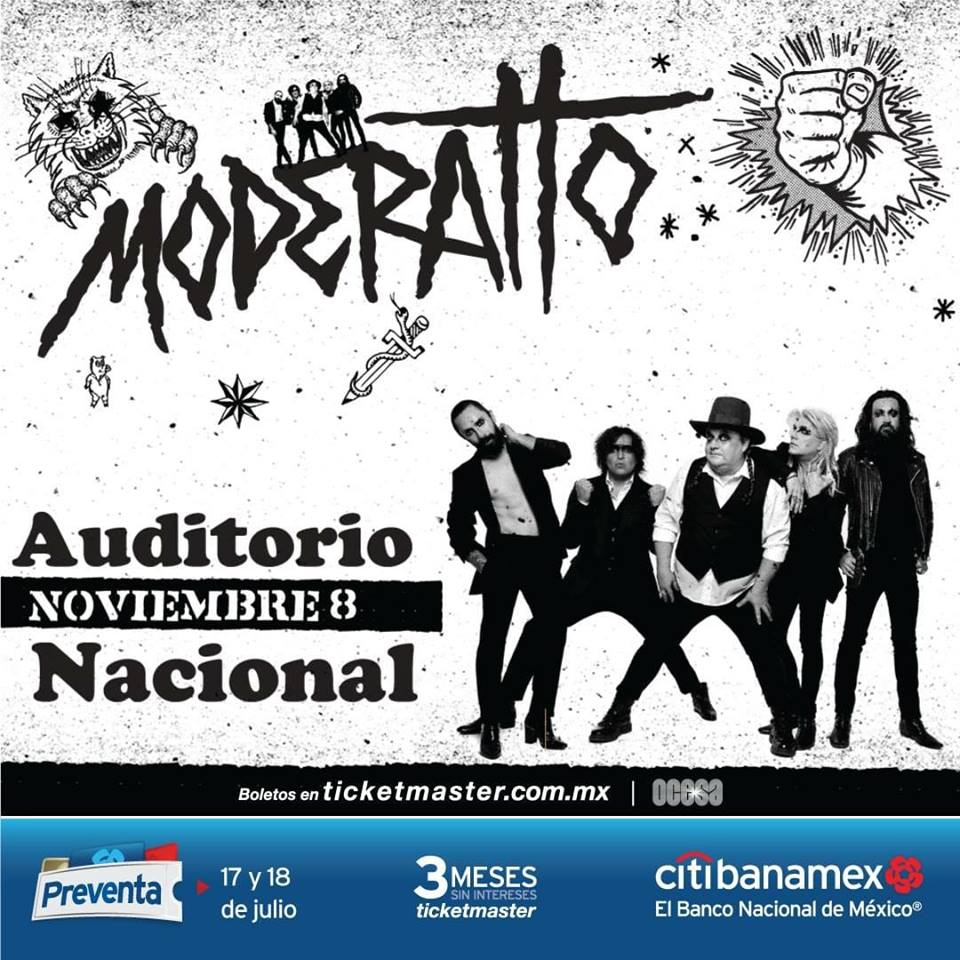 Moderatto ofrecerá concierto en la CDMX – Rockstarismo.com