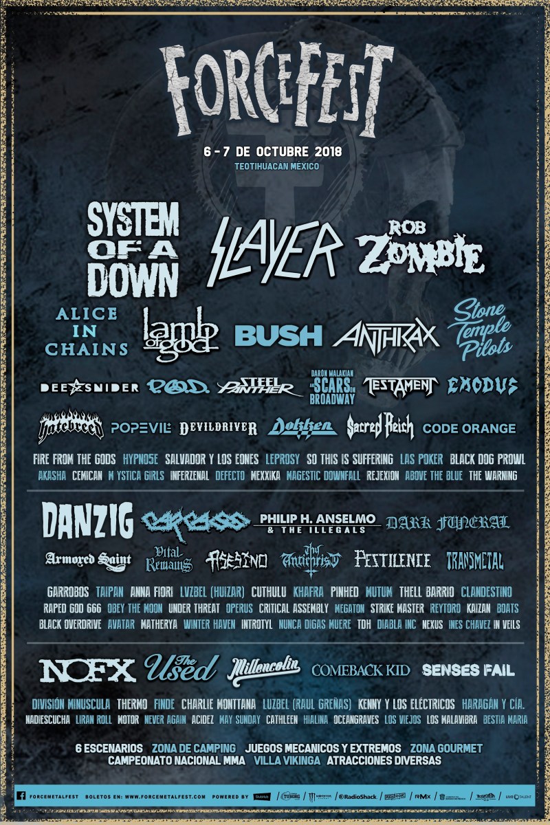 El Force Fest Open Air se celebrará en Teotihuacán edomex ...